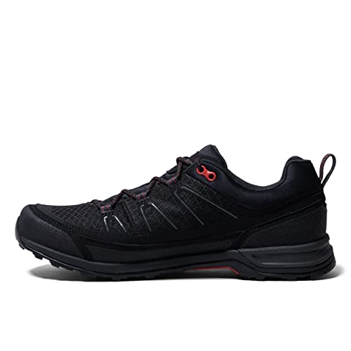 Berghaus Men's Low Rise Hiking Boots, Black Black Red B59, 40.5
