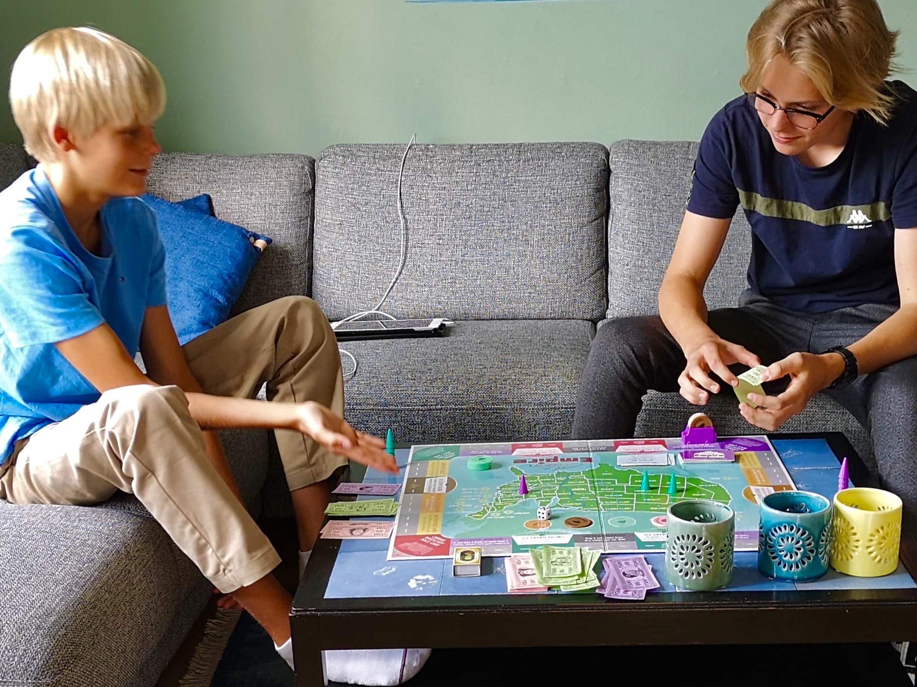 Ice Cream Empire Board Game | Fun Entrepreneurial Game for Families, Adults and Kids 7+ | Learn Business, Geography, and Math Skills | Competitive, Strategic, and Educational Game
