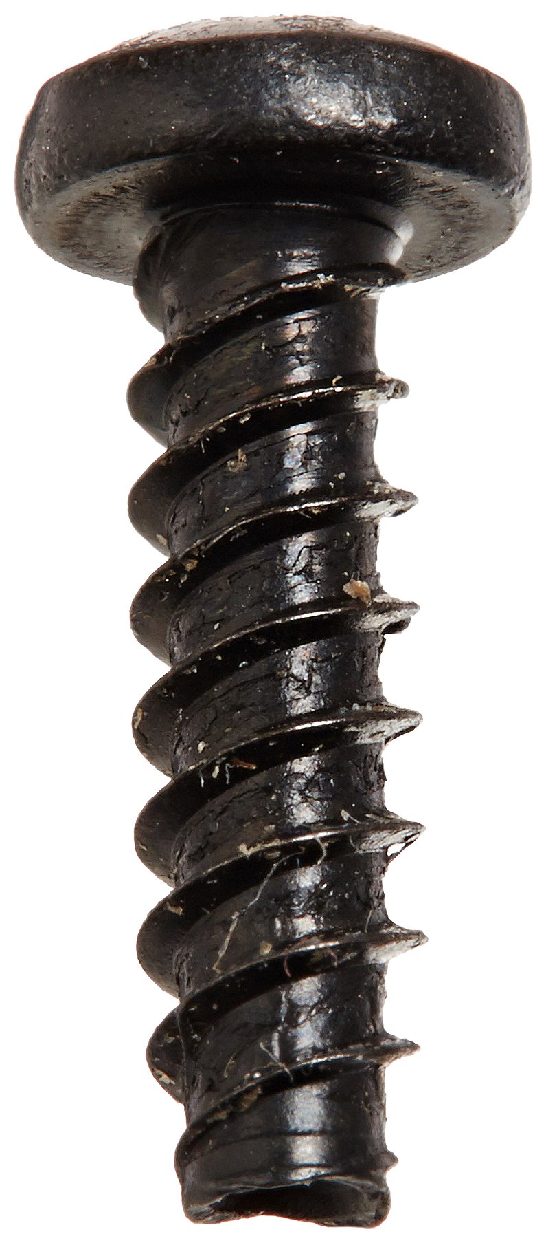 Small Parts 0306LPPB Steel Thread Rolling Screw for Plastic, Black Oxide Finish, Pan Head, Phillips Drive, #3-24 Thread Size, 3/8" Length (Pack of 100)