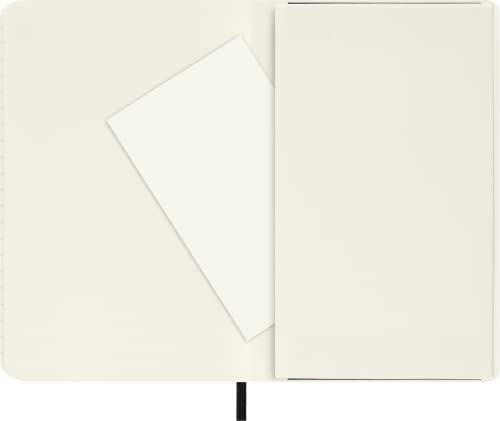 Moleskine Classic Notebook, Soft Cover, Pocket (3.5" x 5.5") Ruled/Lined, Black, 192 Pages
