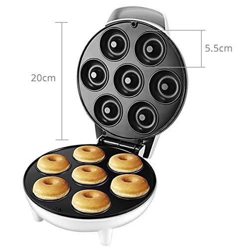 Mini Donut Machine, Makes 7 Donuts, Non-Stick Donut Maker Machine for Kid Friendly Dessert or Snack
