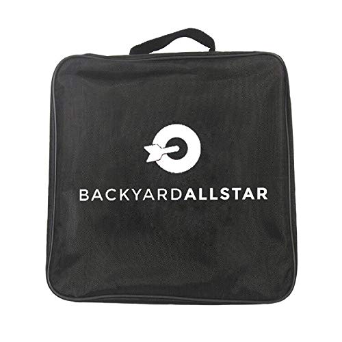 BackyardAllStar | Table Tennis - Ping Pong Paddle Set - 4 Wooden Paddles and 8 Balls with Carrying Bag Organizer for Travel and Storage