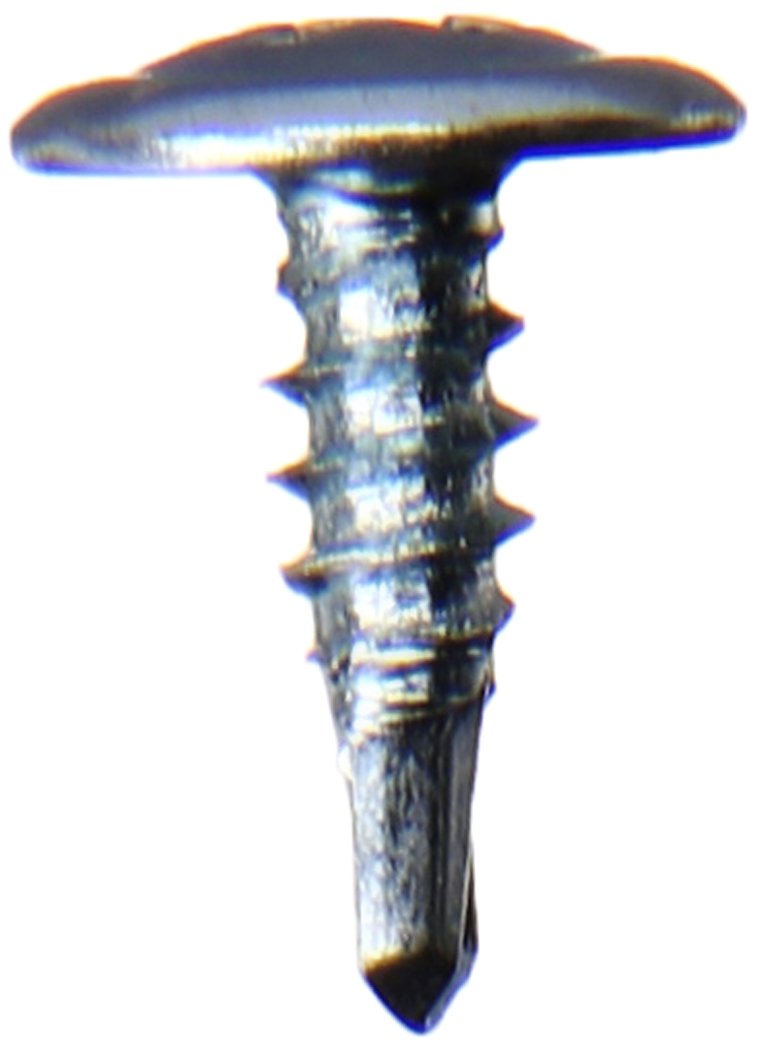 Small Parts 0808KPM Steel Self-Drilling Screw, Zinc Plated Finish, Modified Truss Head, Phillips Drive, #2 Drill Point, #8-18 Thread Size, 1/2" Length (Pack of 100)