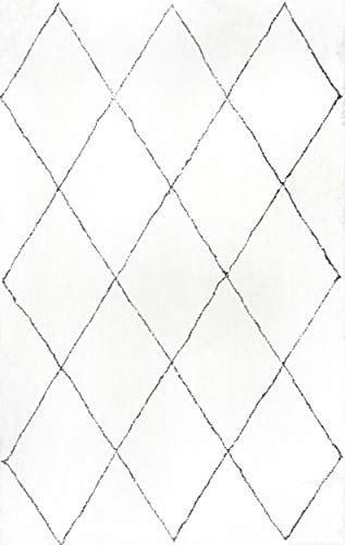nuLOOM Hand Tufted Armitra Area Rug, 6' 7" x 9', Natural