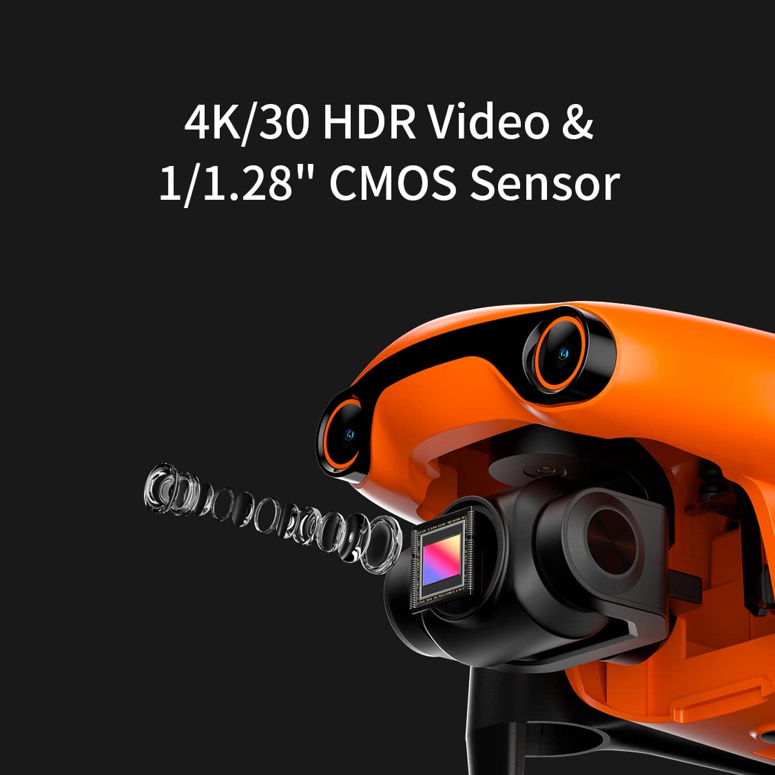 Autel Robotics EVO Nano+ Drone Standard Package, Orange (ATNANOP-O-2)
