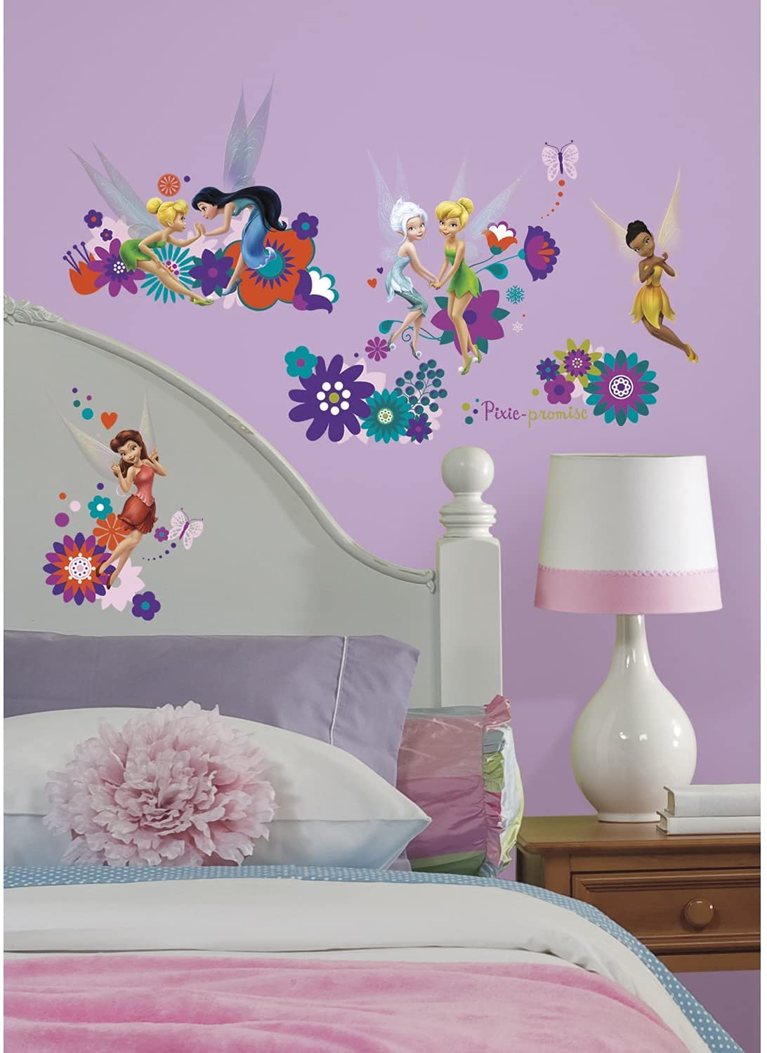 RoomMates RMK2588SCS Best Disney Fairy Friends Peel and Stick Wall Decals