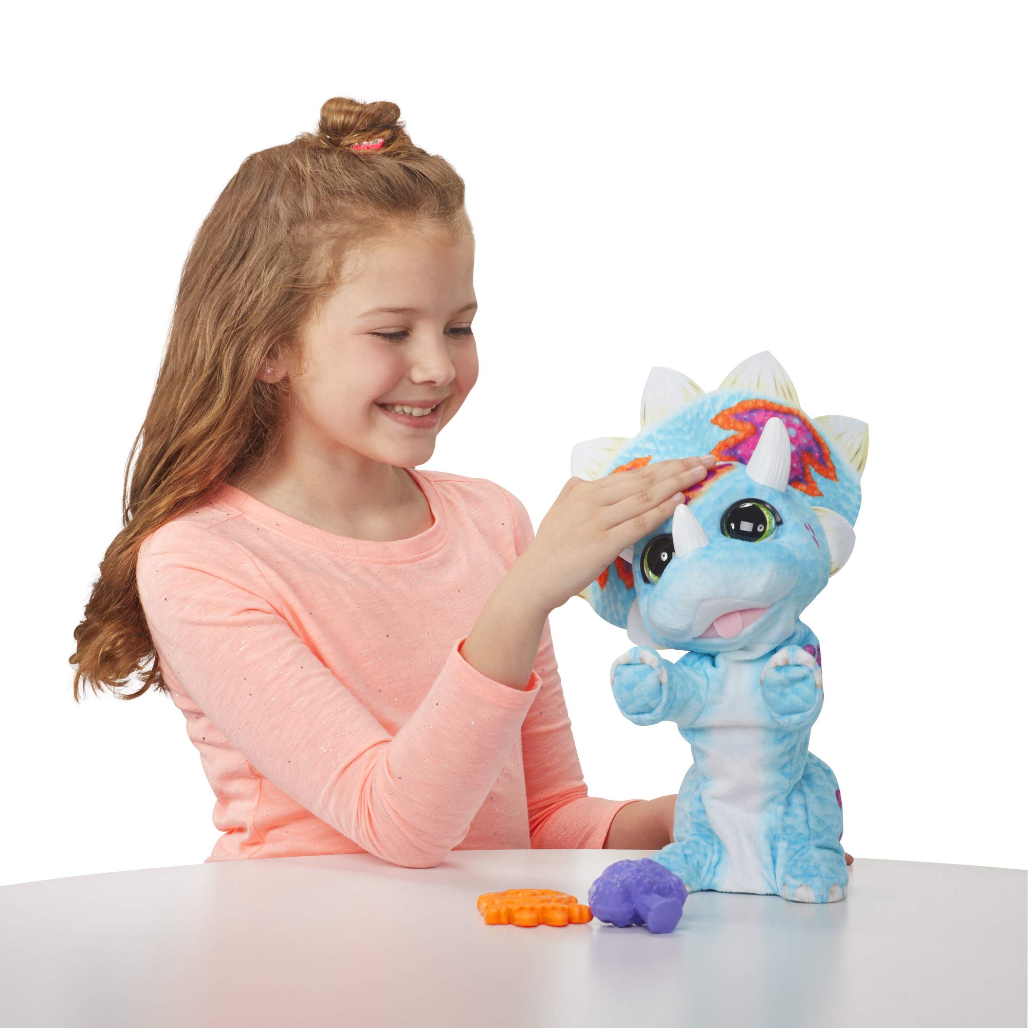 FurReal Hoppin’ Topper Interactive Dinosaur Plush Pet Toy, 35+ Sound-&-Motion Combinations, Ages 4 & Up