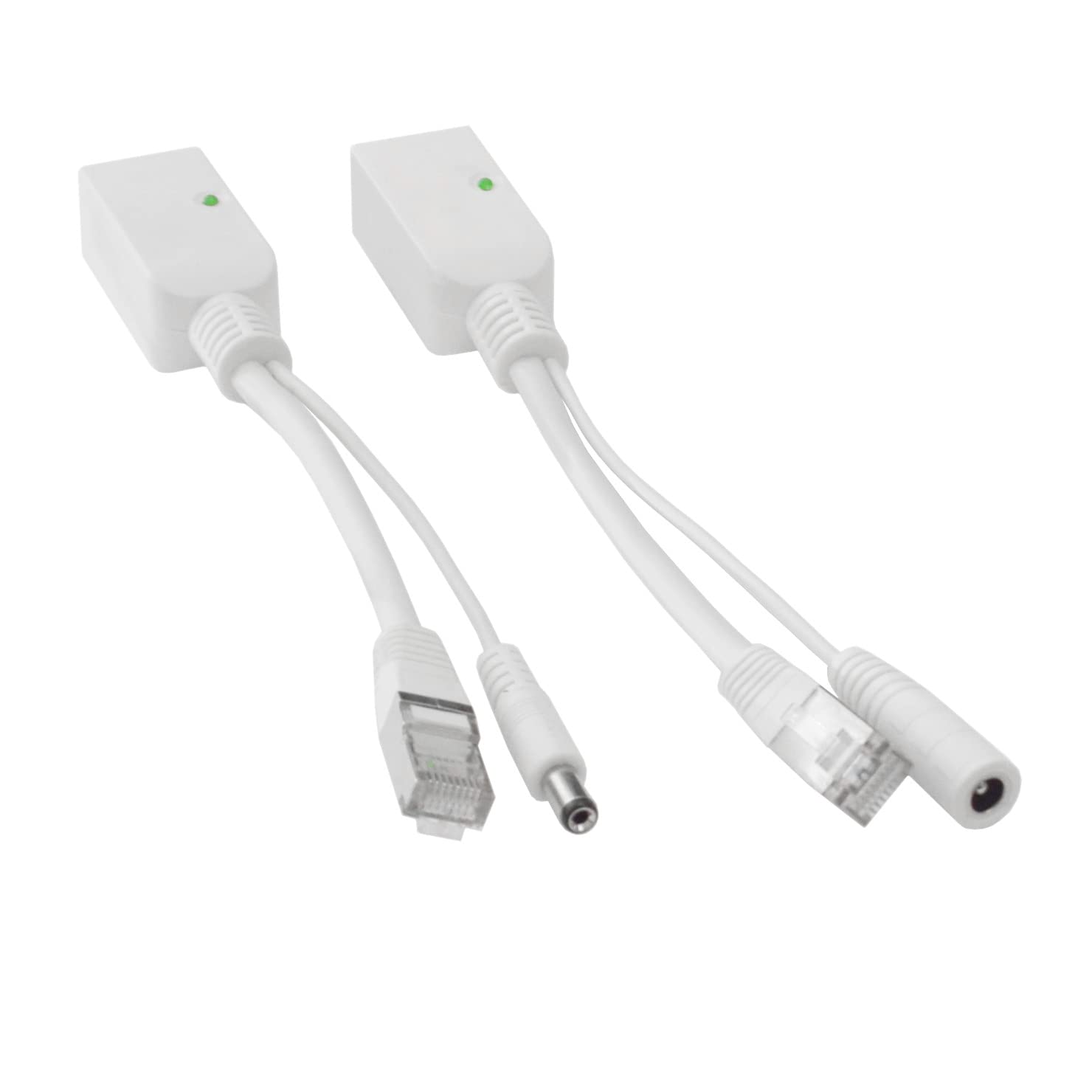Premiertek PT-POE-GSPK GIGABIT PASSIVE POE INJECTOR AND SPLITTER KIT 9/48V White