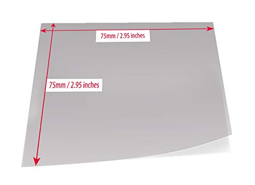 Transparent Sticky Note Pads, 75mm Square, Pack of 10