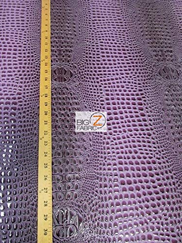 DuroLast™ Florida Gator 3D Embossed Vinyl Fabric by The Yard 2 Tone 3D Crocodile DIY Upholstery Accessories Apparel (Honey Caramel)