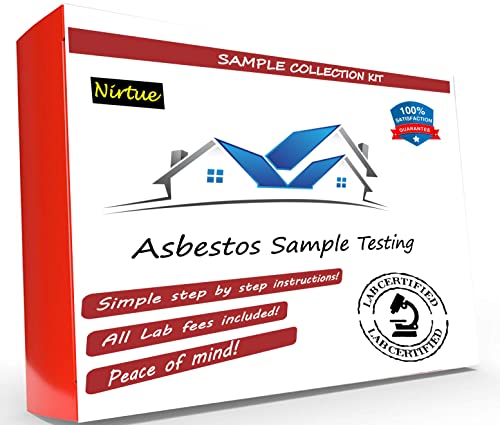 Asbestos Test Kit 1 PK- Includes All Lab Fees - Test Popcorn Ceiling, Tile, Insulation, Adhesive, Mastic, Drywall and Other Materials for Asbestos (72Hr Turnaround)