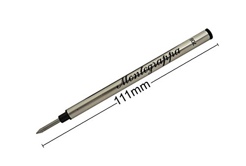 Montegrappa Rollerball Refill Standard System Black Large - IA00RLTC