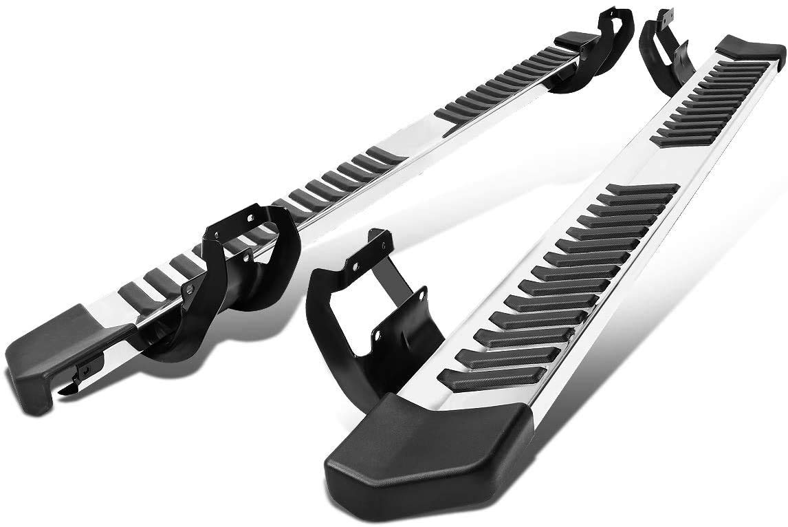 Auto Dynasty 6" Running Boards Compatible with 2015-2022 Ford F-150 F-250 F-350 Super Crew Cab, Stainless Steel Nerf Bar, Chrome Side Step Rails