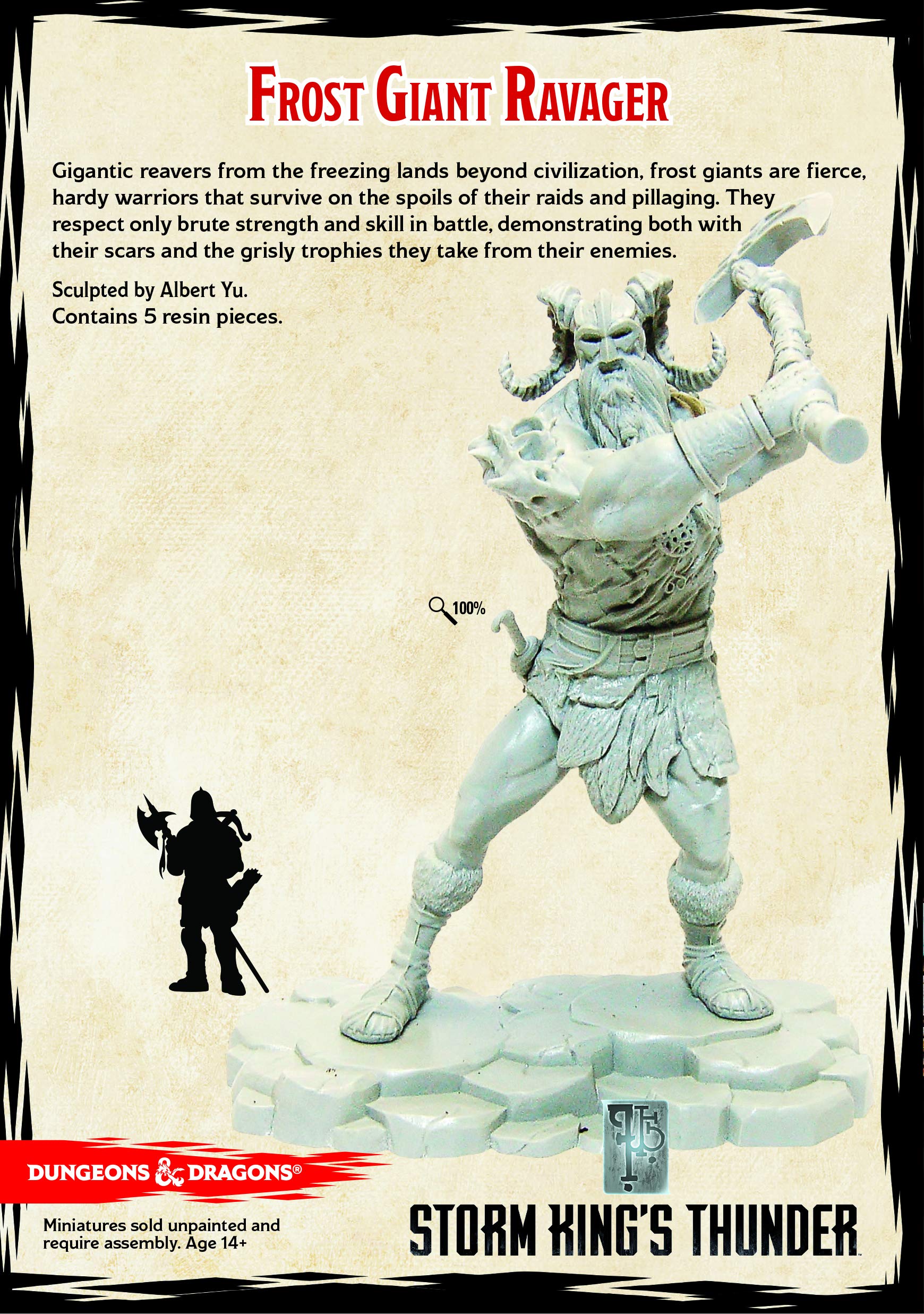 Gale Force Nine Dungeons & Dragons Storm King's Thunder Frost Giant Ravager