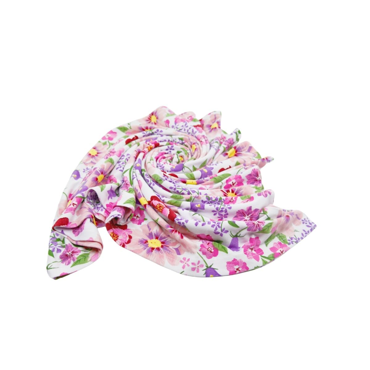 Baby Car Seat Canopy Extra Soft and Stretchy Purple and Pink Floral Nursing Cover