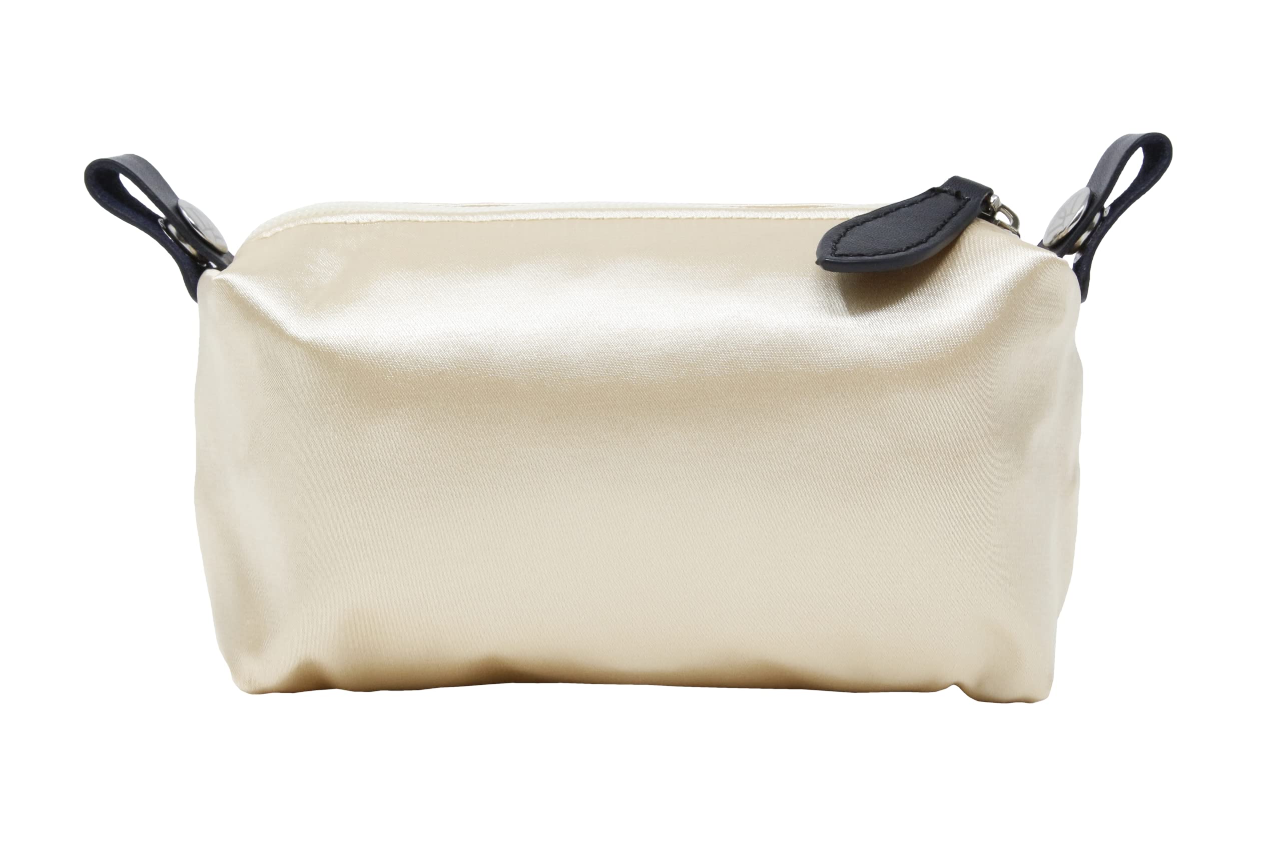 DOMINIE Liner for Clear Handbag Small Clutch Removable/Interchangeable Liner - Pale Pink Liner, Black Tabs (Black Clutch Sold Separately)