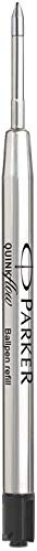Parker QuinkFlow Ink Refill for Ballpoint Pens, Medium Point, Black Pack of 6 Refills (1782469)