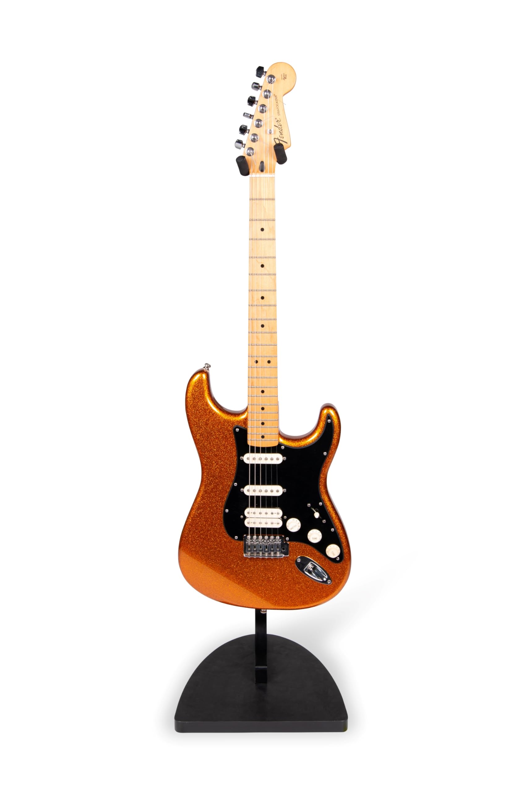 Gator Frameworks Elite Series Hanging Wooden Guitar Stand in Black Finish Fits Acoustic and Electric (GFW-ELITEGTRHNGSTD-BLK)