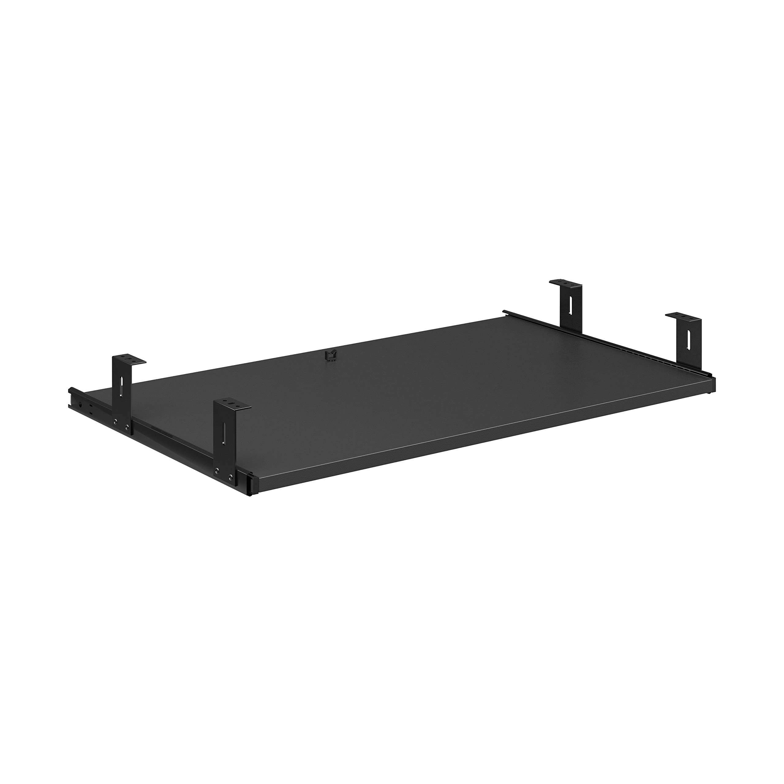 OFFICE WORKS BY SAUDER Keyboard Shelf, Black Finish