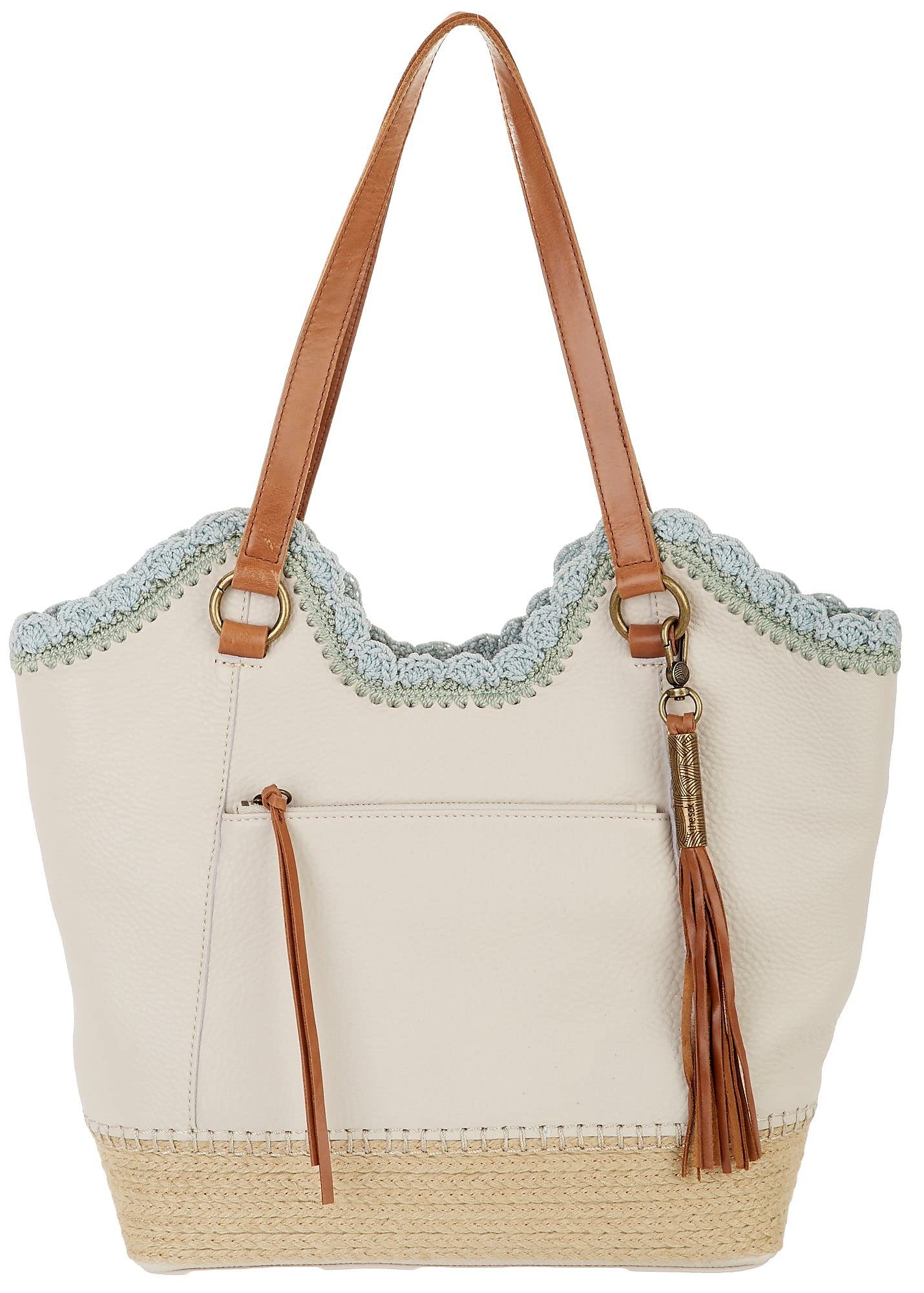 The Sak Sierra Leather Shopper, Stone Espadrille