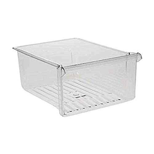 GE WR32X10340 Genuine OEM Crisper Drawer (Clear) for GE Refrigerators â14.50 x 11.37 x 6.50 inches