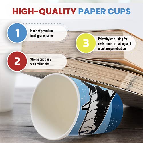 Art Kups [ 2.5 oz - pack of 300 ] Paper Cups - Small Recyclable Bathroom Cups | Disposable Mini Mouthwash Cups | Espresso | Rinse & Gargle Cups for Kids | Party Cups | Doesn't fit into Dixie dispenser