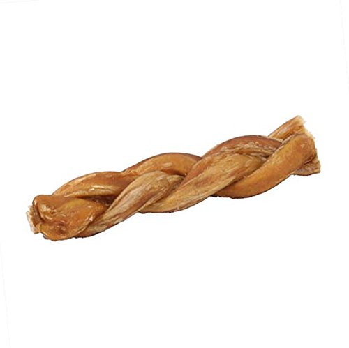 Pawstruck 5" Braided Bully Sticks for Dog (10 Pack), Pet Food Natural Bulk Dog Dental Treats & Healthy Chews, Beef Flavor, Chemical Free, 5 inch Best Low Odor Pizzle Stix