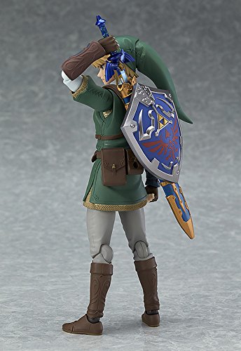 Good Smile The Legend of Zelda Twilight Princess Link (Deluxe Version) Figma Action Figure, 180 months to 1188 months