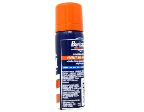 Barbasol Shaving Cream Sensitive Skin (Pack of 2)