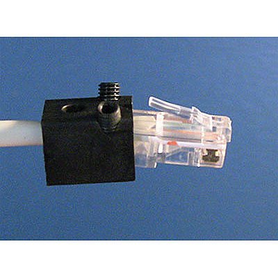 RJ45 Patch Cord Locks, Black, 12 Locks