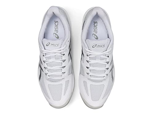 ASICS Men's Court Speed FlyteFoam Tennis Shoes, 12, White/Pure Silver