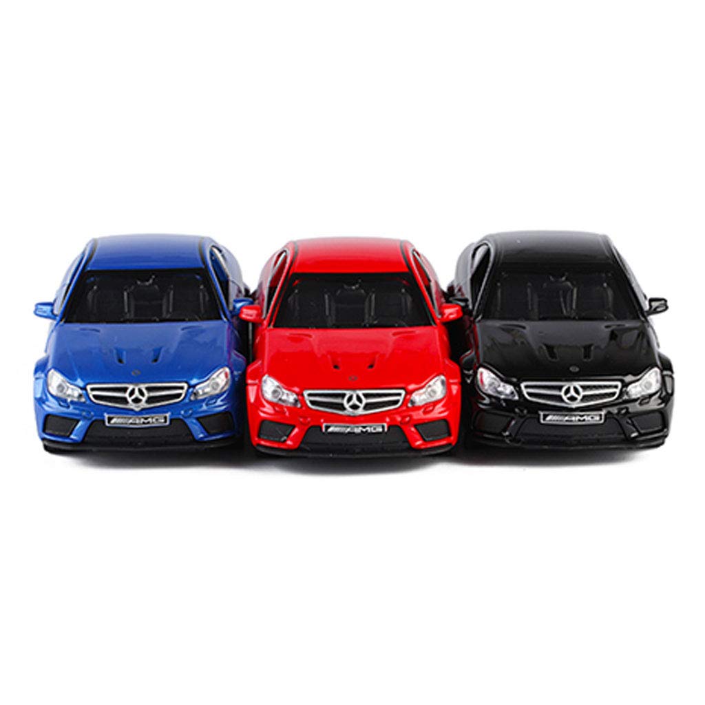 GAOQUN-TOY 1:32 Mercedes-Benz C63 AMG Sedan Children's Adult Simulation Alloy Pull Back Car Model Toy Collection (Color : Red)