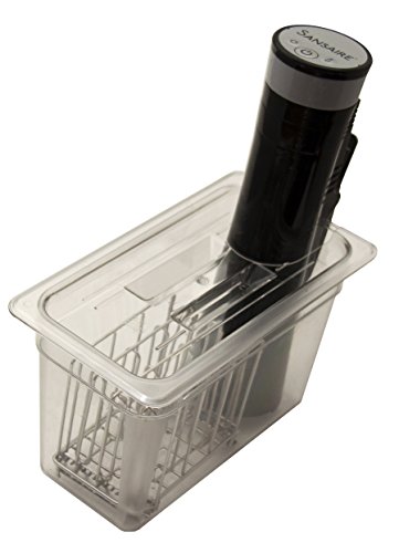 LIPAVI Sous Vide Container Model C5 β 1.75 Gallon, 12.7 X 7 Inch, Height 8 Inch. Strong, Clear Polycarbonate. NOT INCLUDED: Matching L5 rack and lids for virtually any Sous Vide machine.