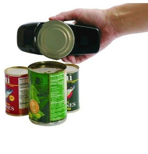 As Seen on TV Handy Can Opener (Black) Battery-Operated Auto Hands-Free Opener