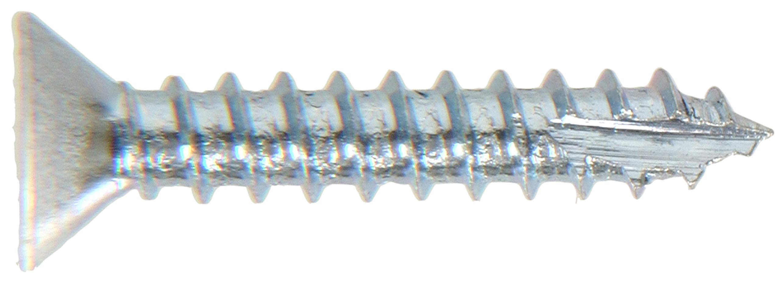 The Hillman Group 45415 9-Inch x 1-Inch Flat Phillips Wood Screw, White, 30-Pack , Zinc