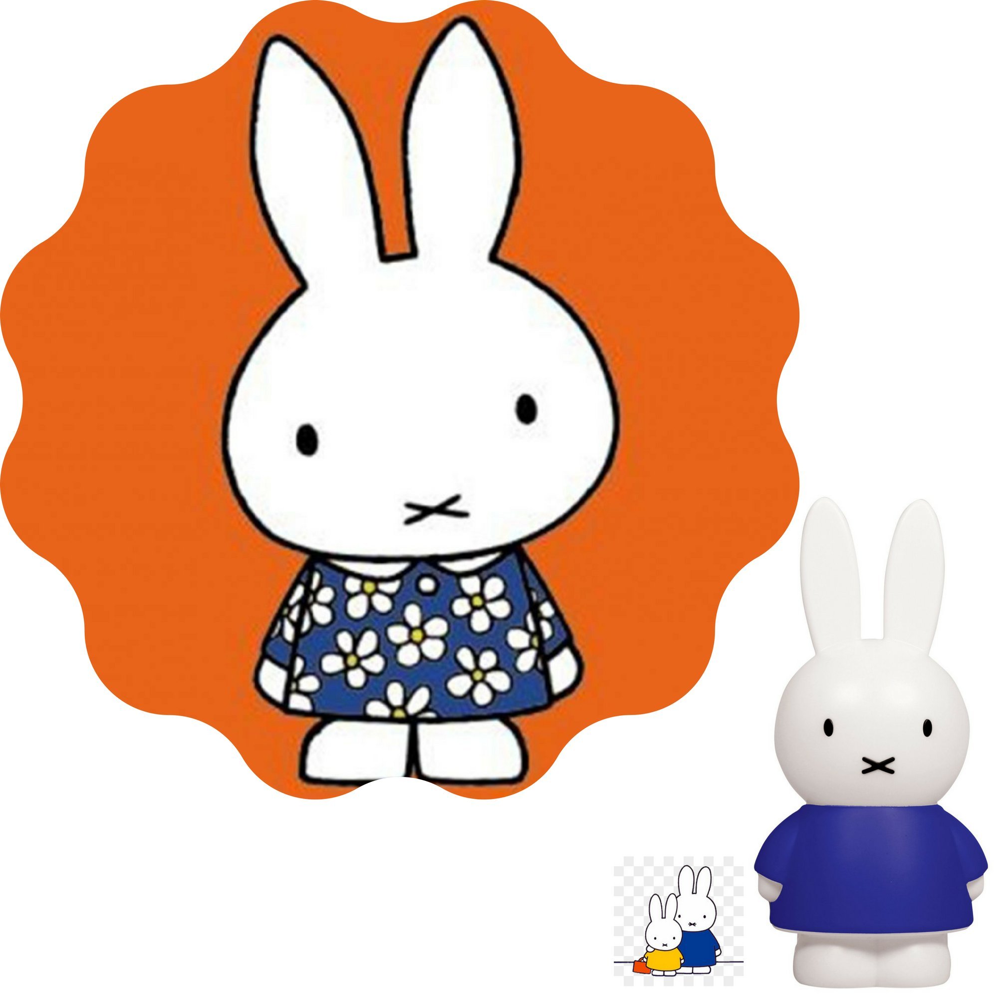 Miffy Sweet Dreams (Nijntje) 12" LED Night Lamp (Blue) The Favorite Bunny