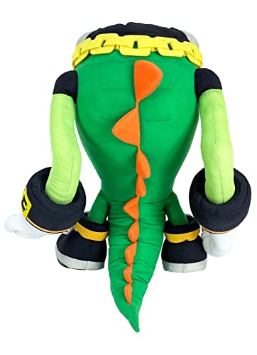 GE Animation Great Eastern GE-52633 Sonic The Hedgehog Vector The Crocodile Stuffed Plush, 13"
