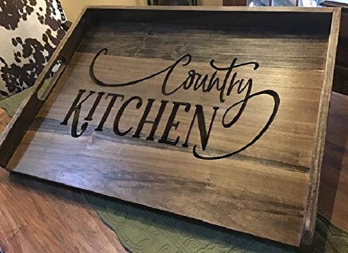 Beautiful Handrcrafted Farmhouse Style Carved Engraved Wooden Stovetop Cover Noodle Board with Optional Personalization