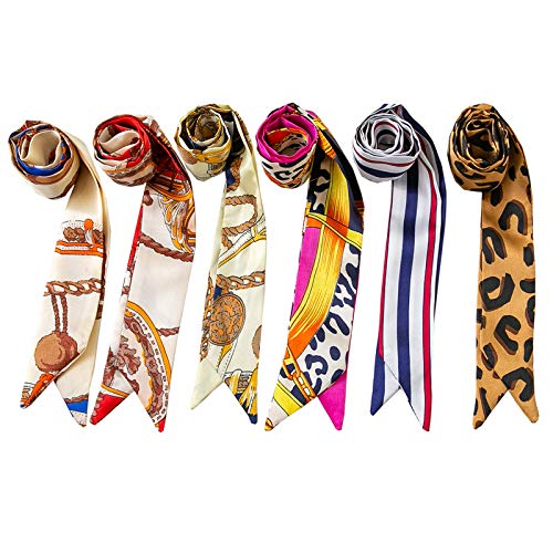 Bag Handbag Scarf Handle Wrap Ribbon Scarf Purse Scarf for Women