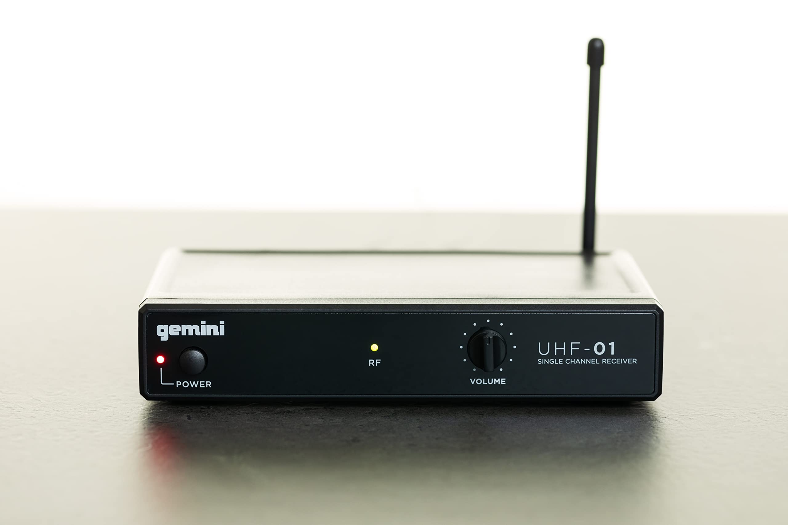 Gemini UHF-01M F1 Handheld Wireless Microphone System - Channel 1 - Professional Karaoke, DJ, and Podcast Mic