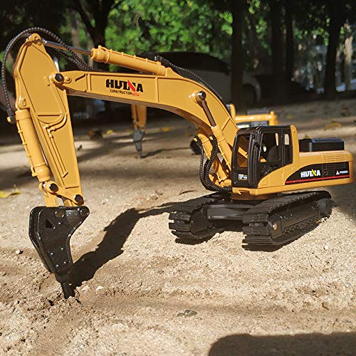 Gemini&Genius Drill Excavator Construction Site Vehicle Toys 1:50 Scale Diecast Digger and Driller Engineering Dump Truck Collectible Toys for Kids and Decoration for House (Demolition Machine)