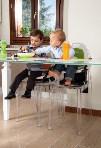 Peg Perego Rialto - Booster Seat - Suitable for Children 6 Months and up - Made in Italy - Arancia (Orange)