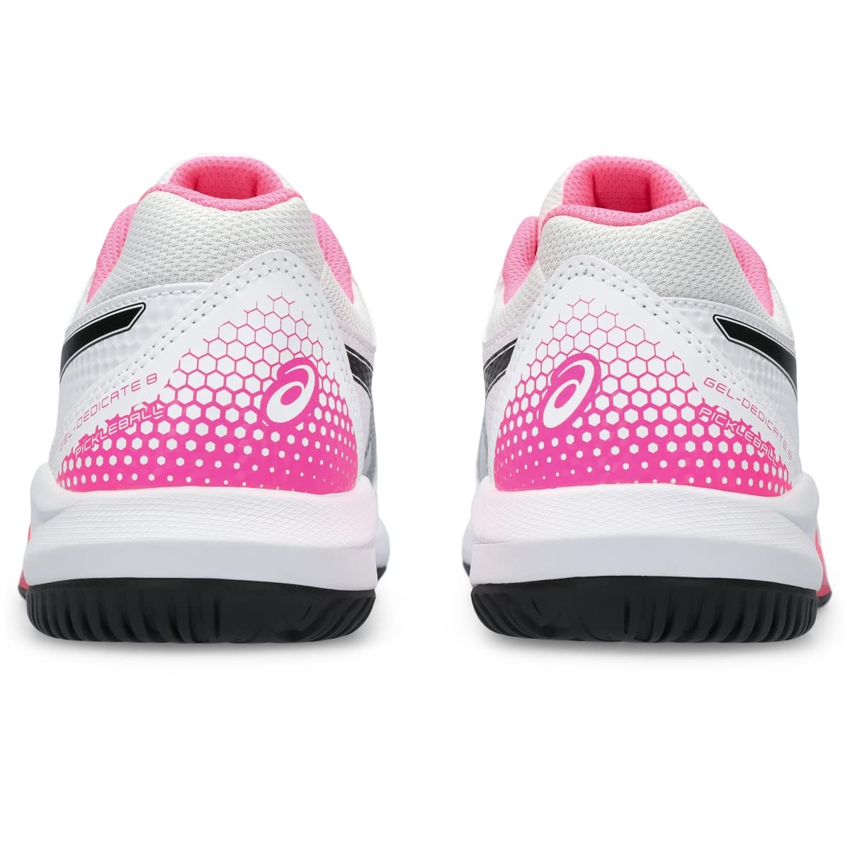 ASICS Women's GEL-Dedicate 8 Pickleball White/Hot Pink 8.5 B (M)
