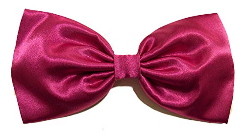 EmilyRose Couture Large Satin Hair Bow Collection (Headband, Barbie)