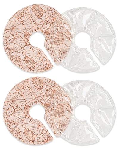 Kindred Bravely Soothing Breast Gel Pads | Hot or Cold Gel Packs for Breastfeeding & Pumping (2 Pack)