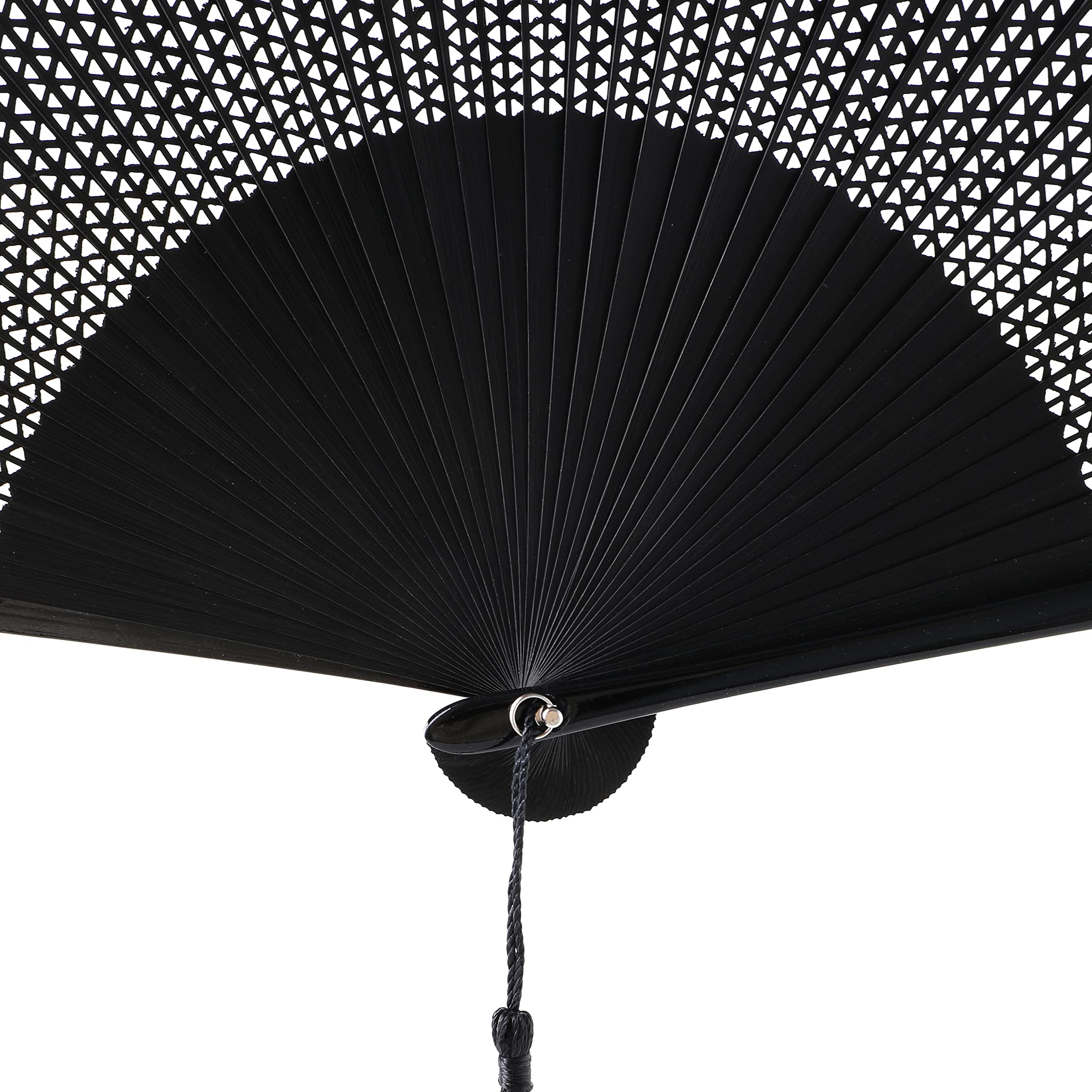 BABEYOND Chinese Bamboo Hand Fan - 4 Pack Hand Held Fan Japanese Fan Portable Folding Fan for Wedding Dancing Party