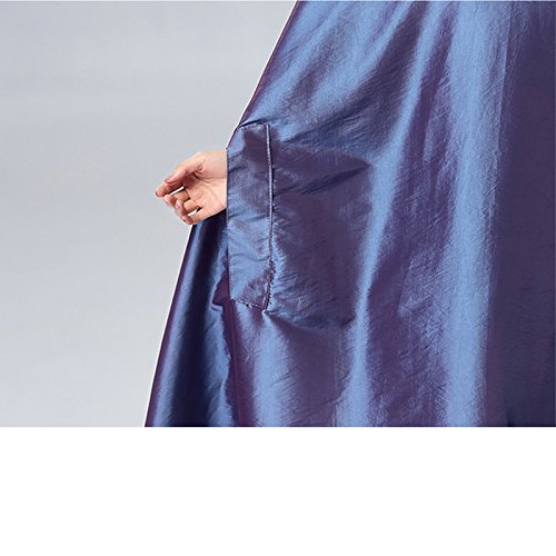 OLizee Hair Cut Hairdressing Cape Cloth Apron Stretch Out Hand Waterproof Salon Barber Gown 57 x 63", (Purple)