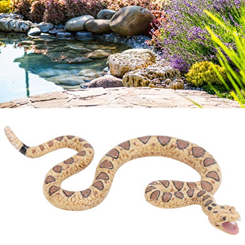 Bagima Highly Simulation Snake Trick Realistic Rubber Snake Mini Snake Model Decoration Supply Prank Props for Halloween Party (cobra)