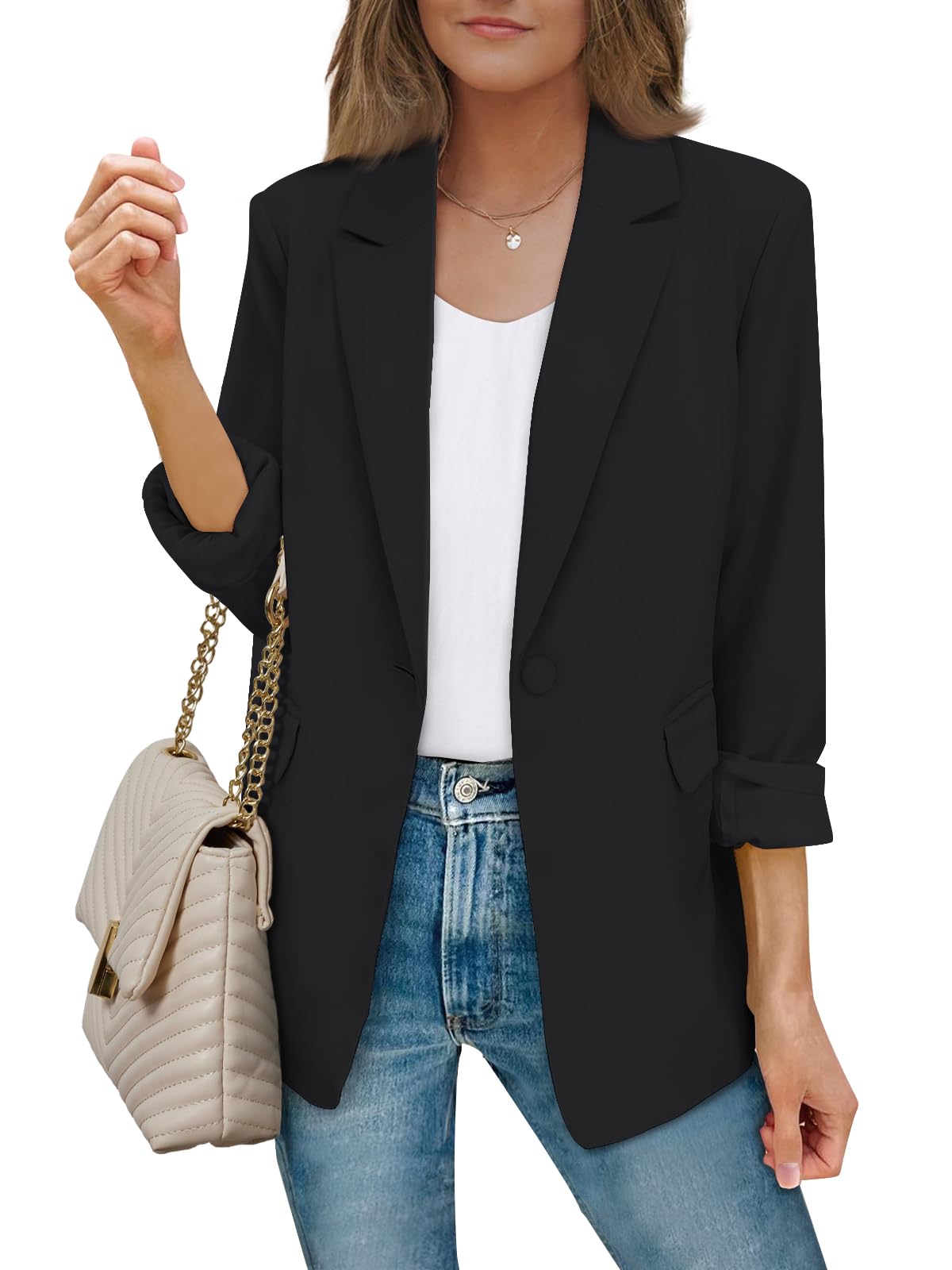 AUTOMET Womens Blazer Bussiness Casual Women Funeral Outfits Black Jacket Plus Size Lapel Work Clothes Sweater Blazer Dress Bussiness Causal Clothes Velvet Blazer