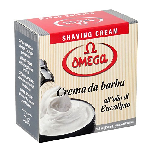 Omega 46001 Shaving Soap in Bowl- 2 Pack